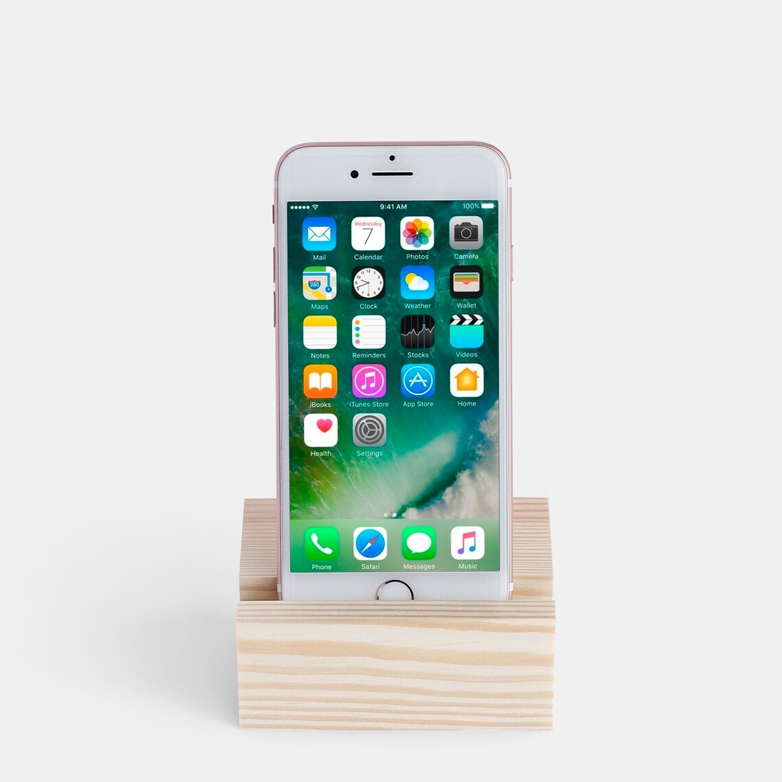 Wooden Phone Holder, Wooden Smartphone Stand, Wood Smartphone Holder ...