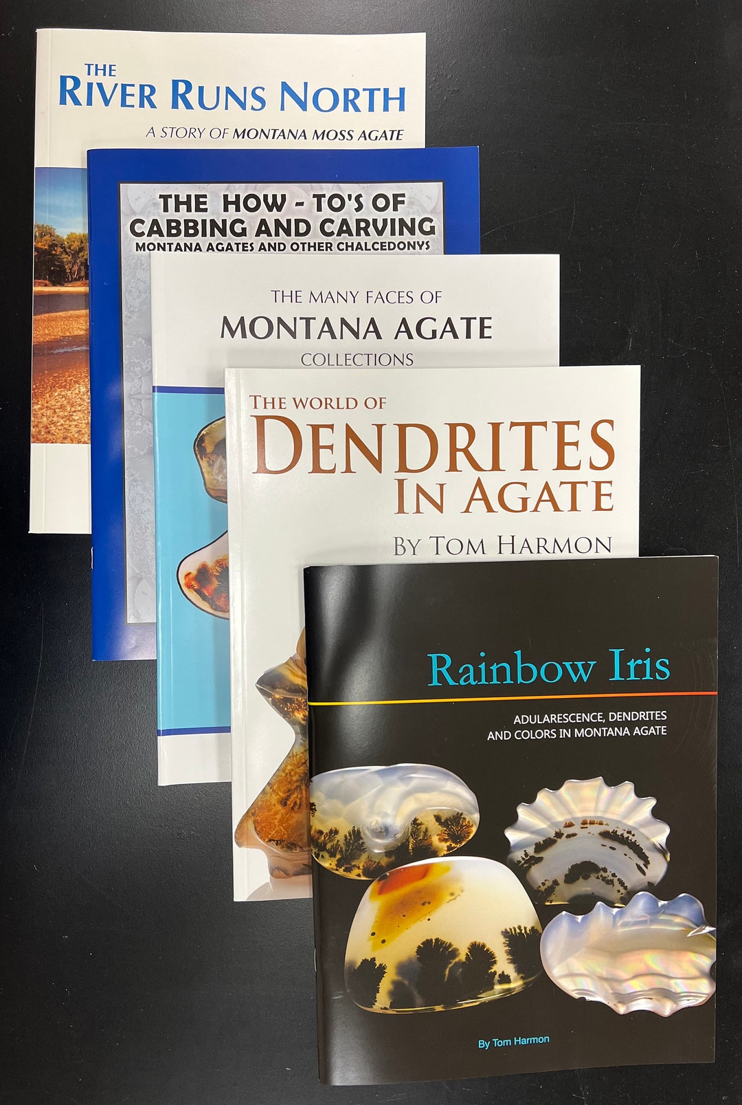 Montana Agate Book Set, Tom Harmon Collection - Etsy