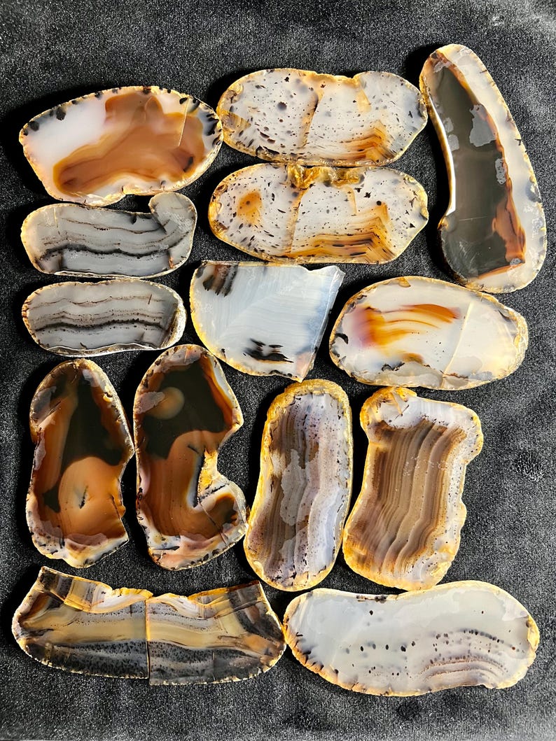 The How-to's of Cabbing and Carving Montana Agate Starter Kit - Etsy