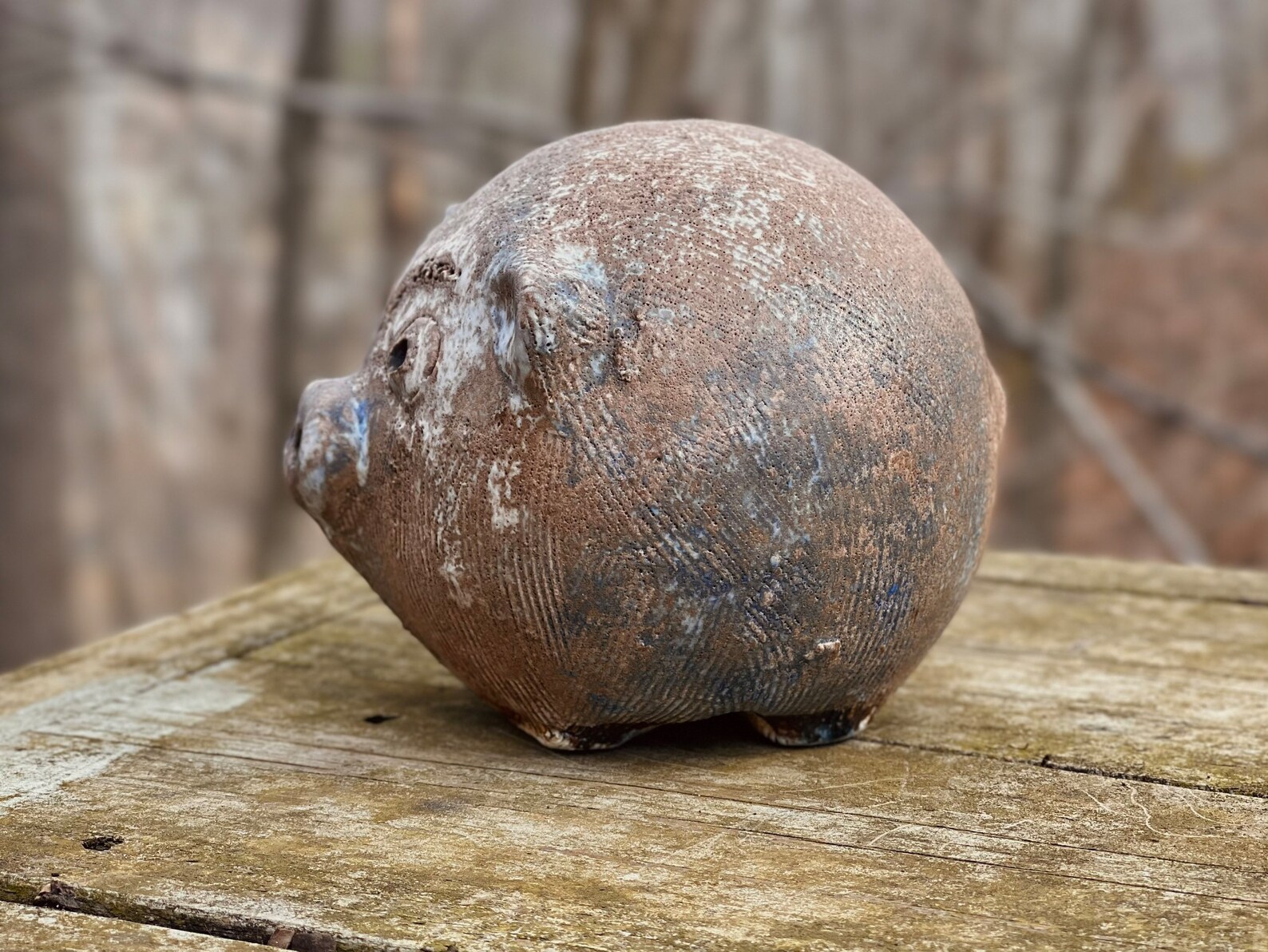 Lee & Pup Mccarty Mccartys Pottery Ceramic fat Pig - Etsy