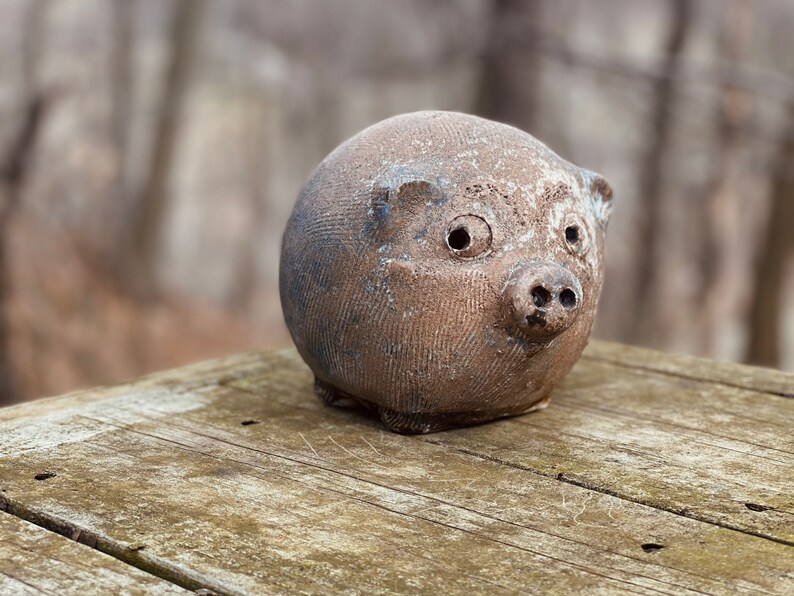 Lee & Pup Mccarty Mccartys Pottery Ceramic fat Pig - Etsy