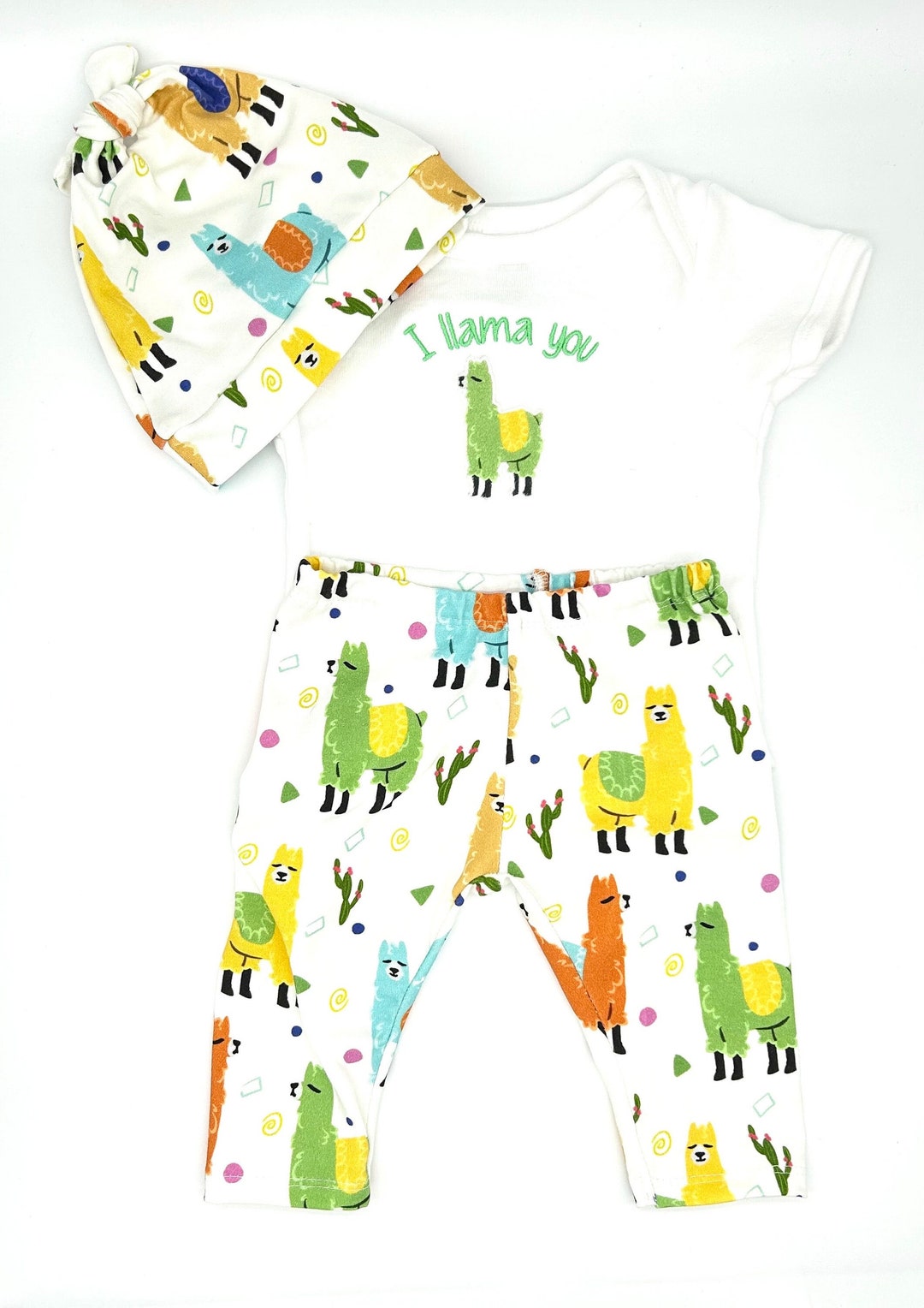 Delayed Ship Sale - Llama Baby Clothing Set: *I Llama You* Embroidered ...