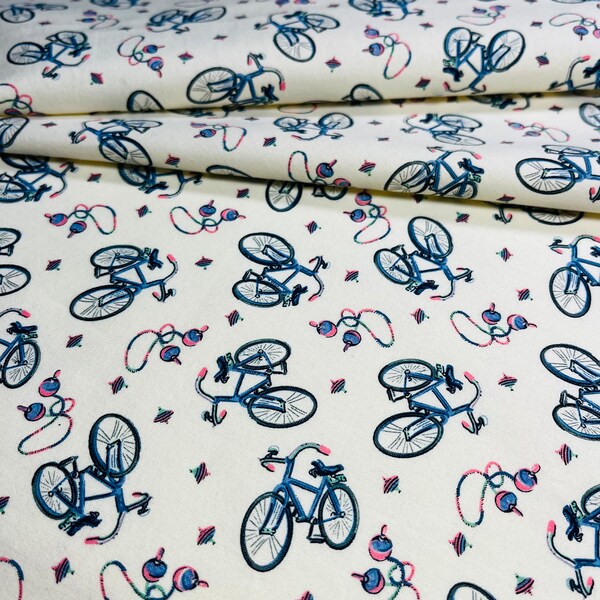 Bicycle Fabric - Etsy