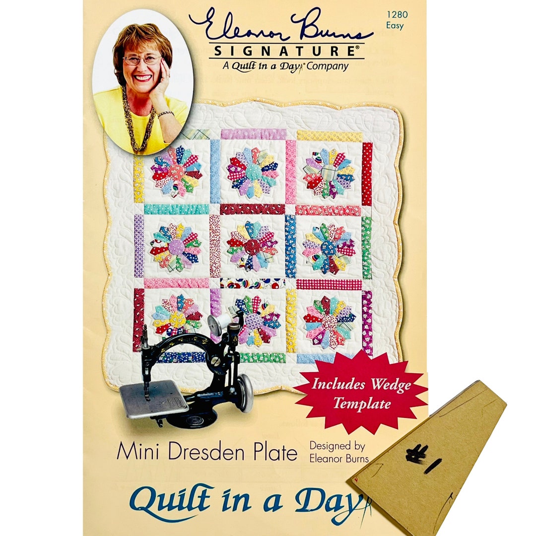Mini Dresden Plate Quilt Pattern 1280 an Eleanor Burns - Etsy