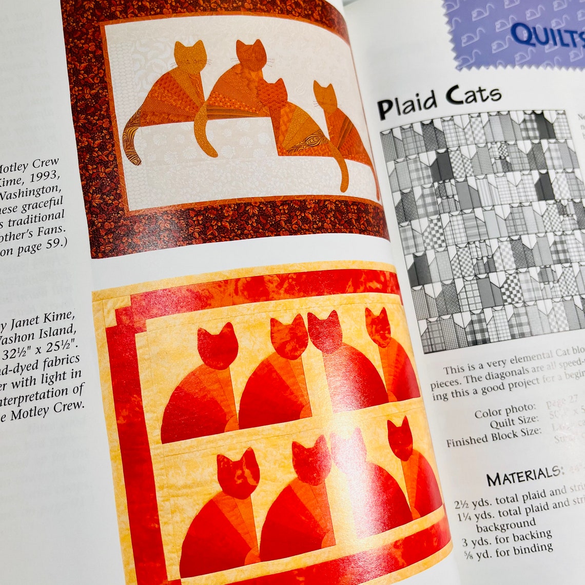 The Cats Meow Purr-fect Quilts for Cat Lovers by Janet Kime - Etsy