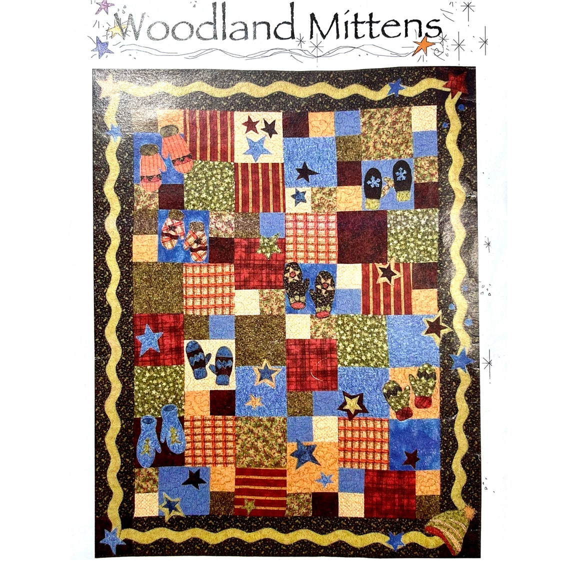 Woodland Mittens Quilt Pattern P327 Karla Alexander for - Etsy