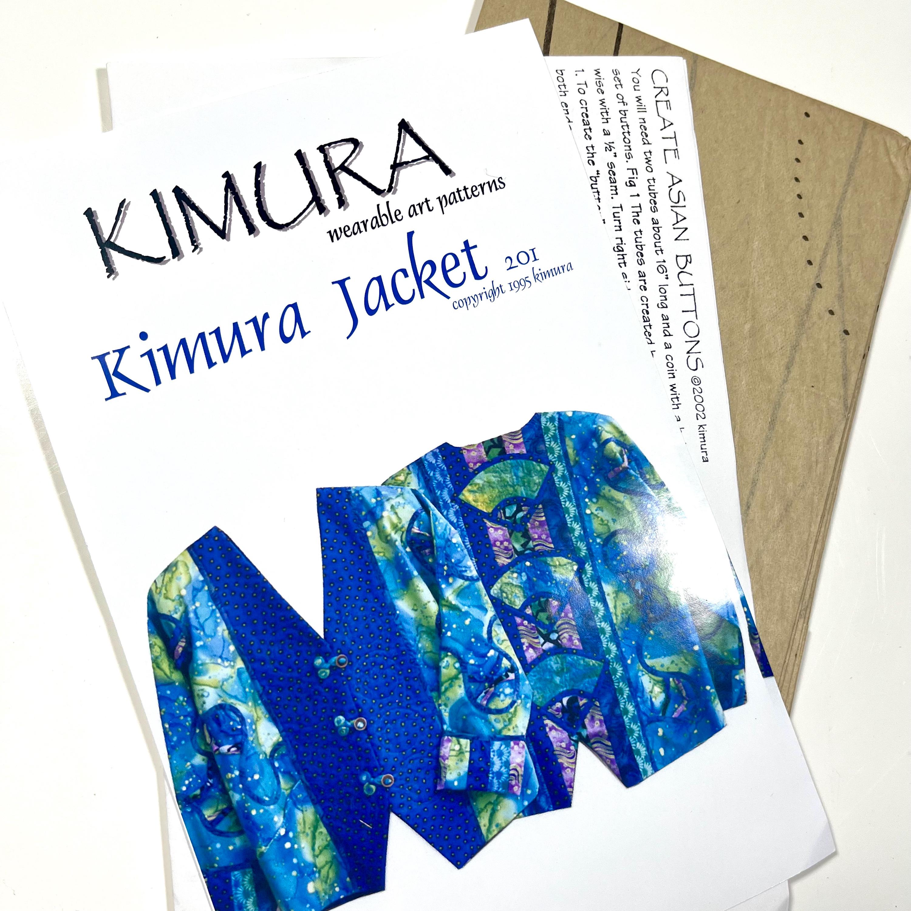 Kimura Jacket Pattern by Kimura Wearable Art Patterns, Makes Sizes ...
