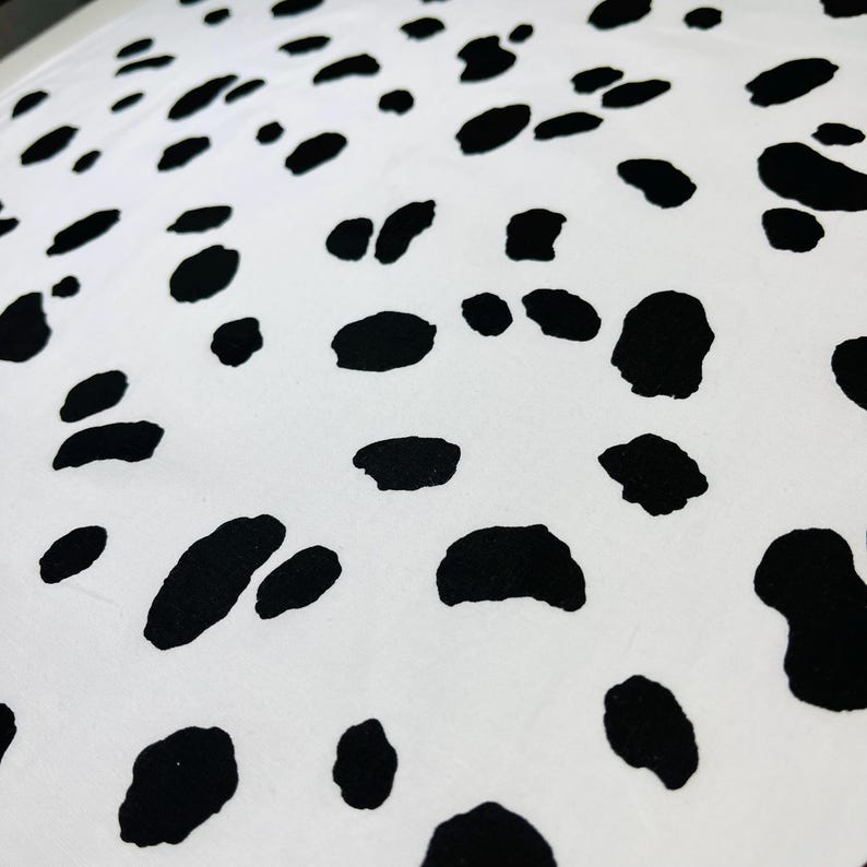 Holstein Cow Print Fabric #1654 by Fabric Traditions, 100% Cotton ...