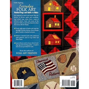 Everyday Folk Art: Hooked Rugs and Quilts to Make by Polly Minick and ...