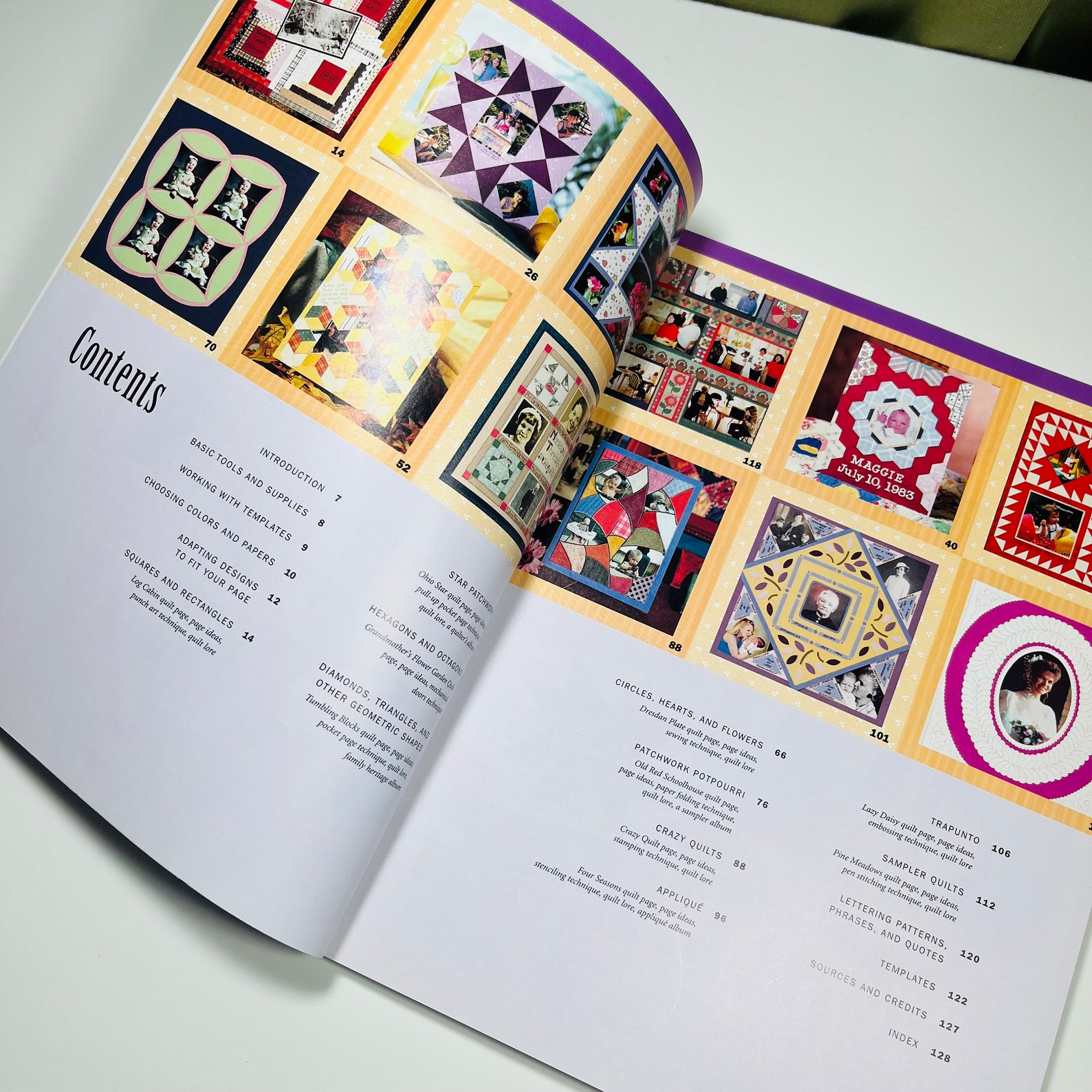 Memory Makers Quilted Scrapbooks, Scrapbook Pages With Patchwork ...