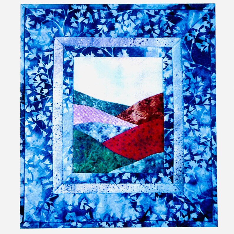 Waterfall Quilts Mini-landscape Quilt Pattern by Kathie Alyce ...