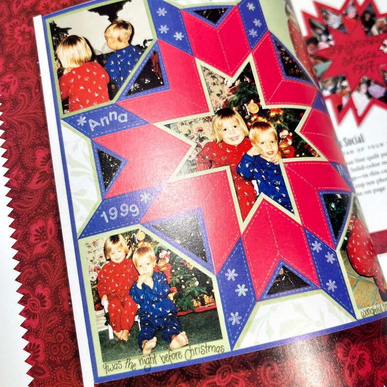 Memory Makers Quilted Scrapbooks, Scrapbook Pages With Patchwork ...