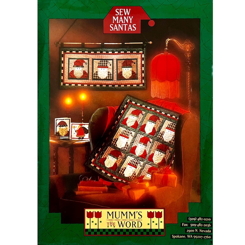 Santa Quilt Pattern - Etsy