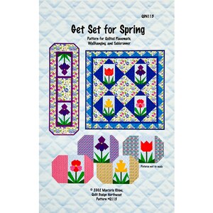 Get Set for Spring Quilt Pattern #QND115 by Marjorie Ghine for Quilt Design Northwest ...