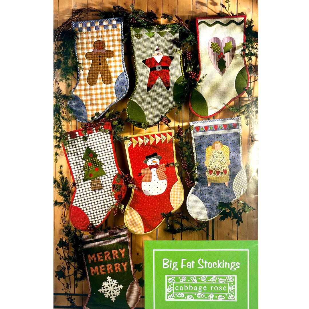 Big Fat Stockings Christmas Stockings Pattern 135BFS by Barbara ...