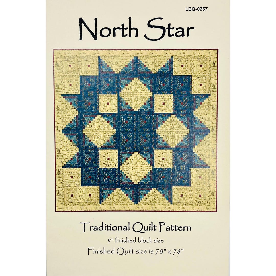 North Star Quilt Pattern LBQ-0257 by Edyta Sitar for Laundry Basket ...