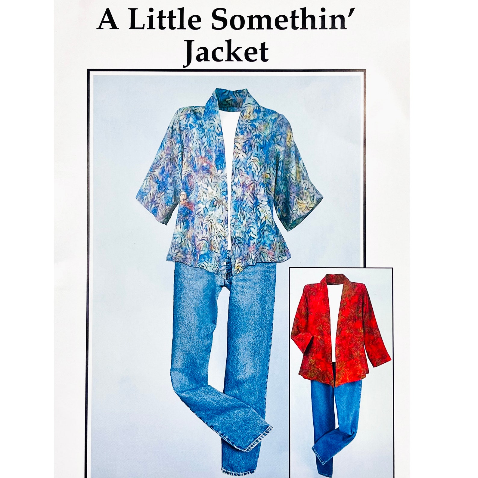A Little Somethin Jacket Pattern by CNT Pattern Co. CNT2501 Makes Women ...