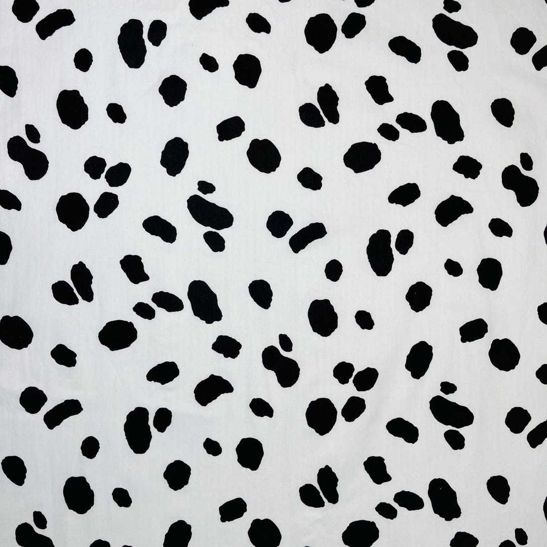 Holstein Cow Print Fabric #1654 by Fabric Traditions, 100% Cotton ...