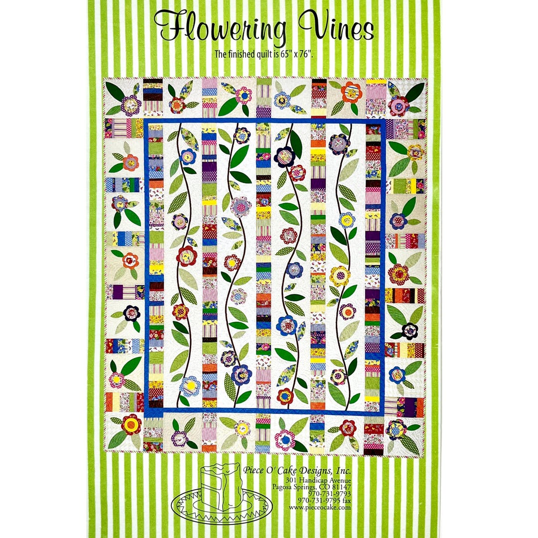 Flowering Vines Quilt Pattern by Piece O Cake Designs, Inc., Flower ...
