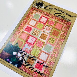 Wisteria Lane Quilt Pattern by Pat Steiner for Cottonseed Glory, a Fat ...