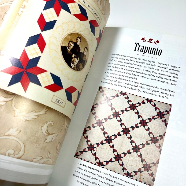 Memory Makers Quilted Scrapbooks, Scrapbook Pages With Patchwork ...