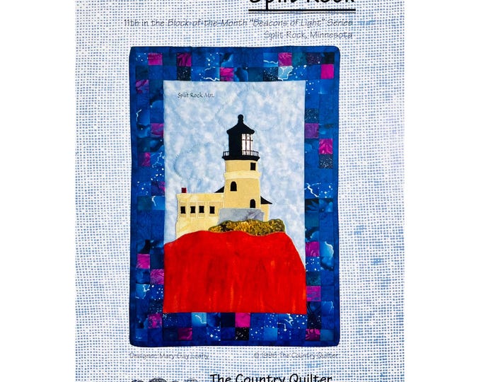 Split Rock Lighthouse Quilt Pattern CQ511 BLOCK 11 in the Beacons of ...