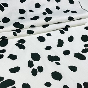 Holstein Cow Print Fabric #1654 by Fabric Traditions, 100% Cotton ...