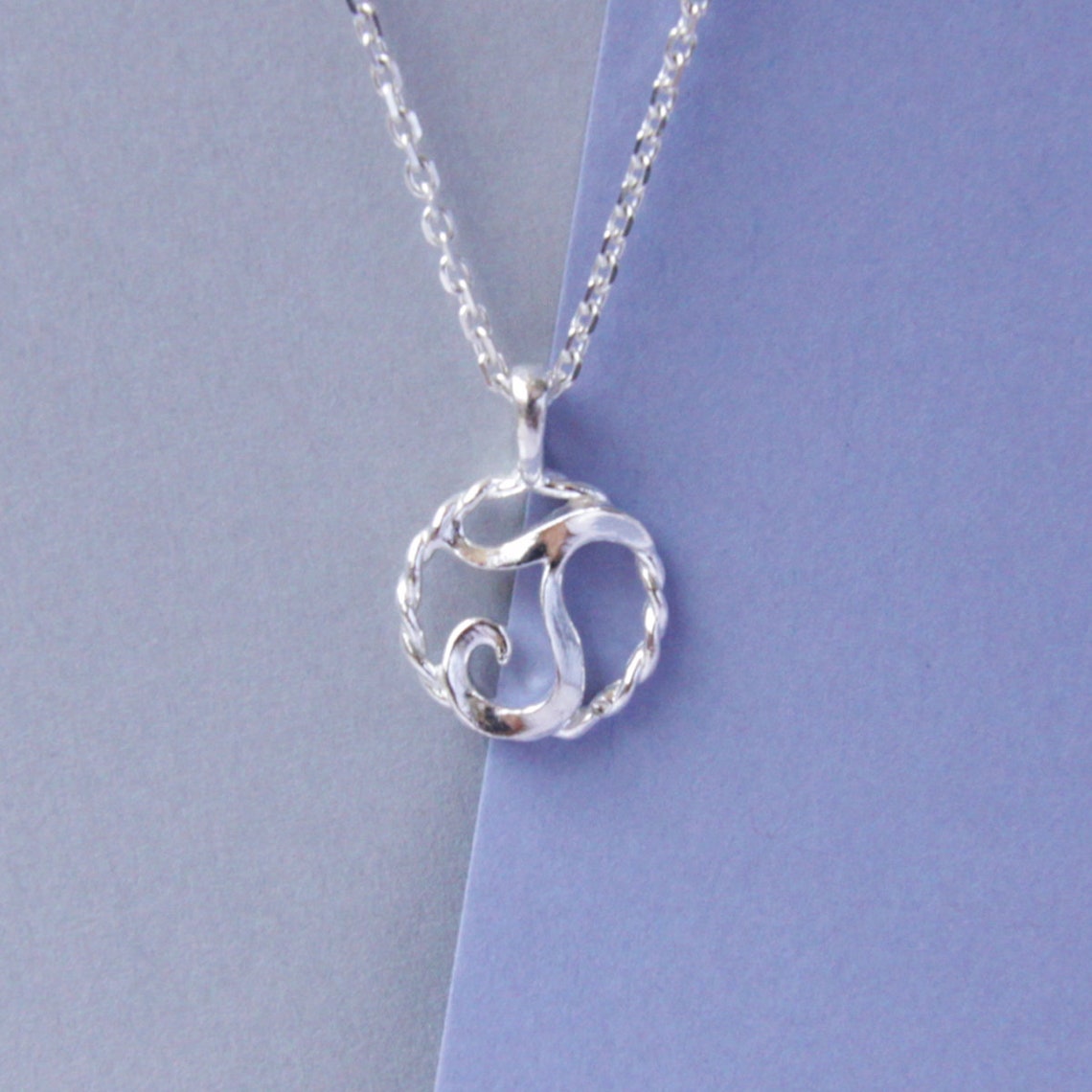 Silver Round Rope Capital Cursive Letter Initial j - Etsy