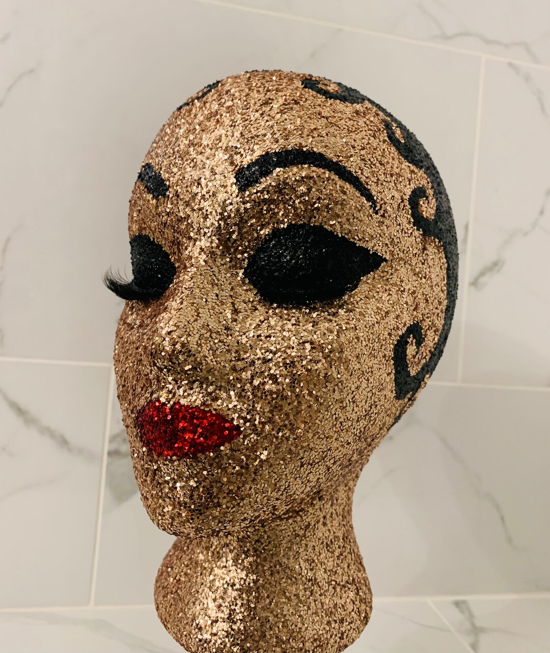 Ms. Jazzy, Mannequin Head Display Lightweight and Portable Glam - Etsy