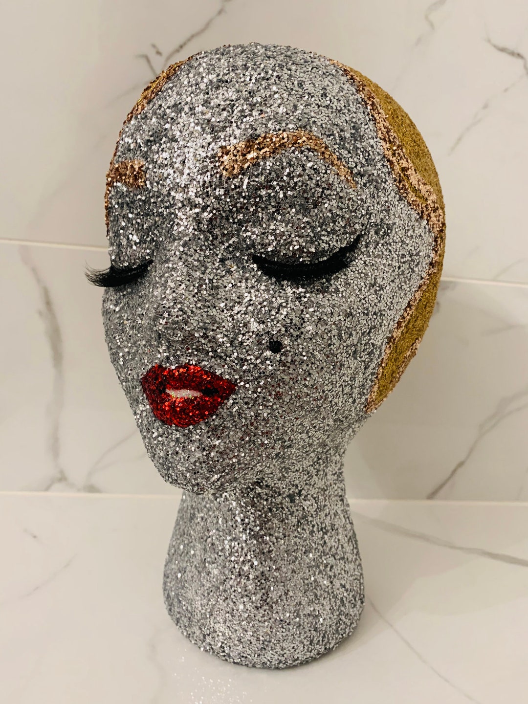 Ms. Monroe, Mannequin Head Display Lightweight and Portable Glam - Etsy