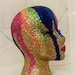 Ms. Drizzle, Custom Glitter Mannequin Head Display Lightweight and ...