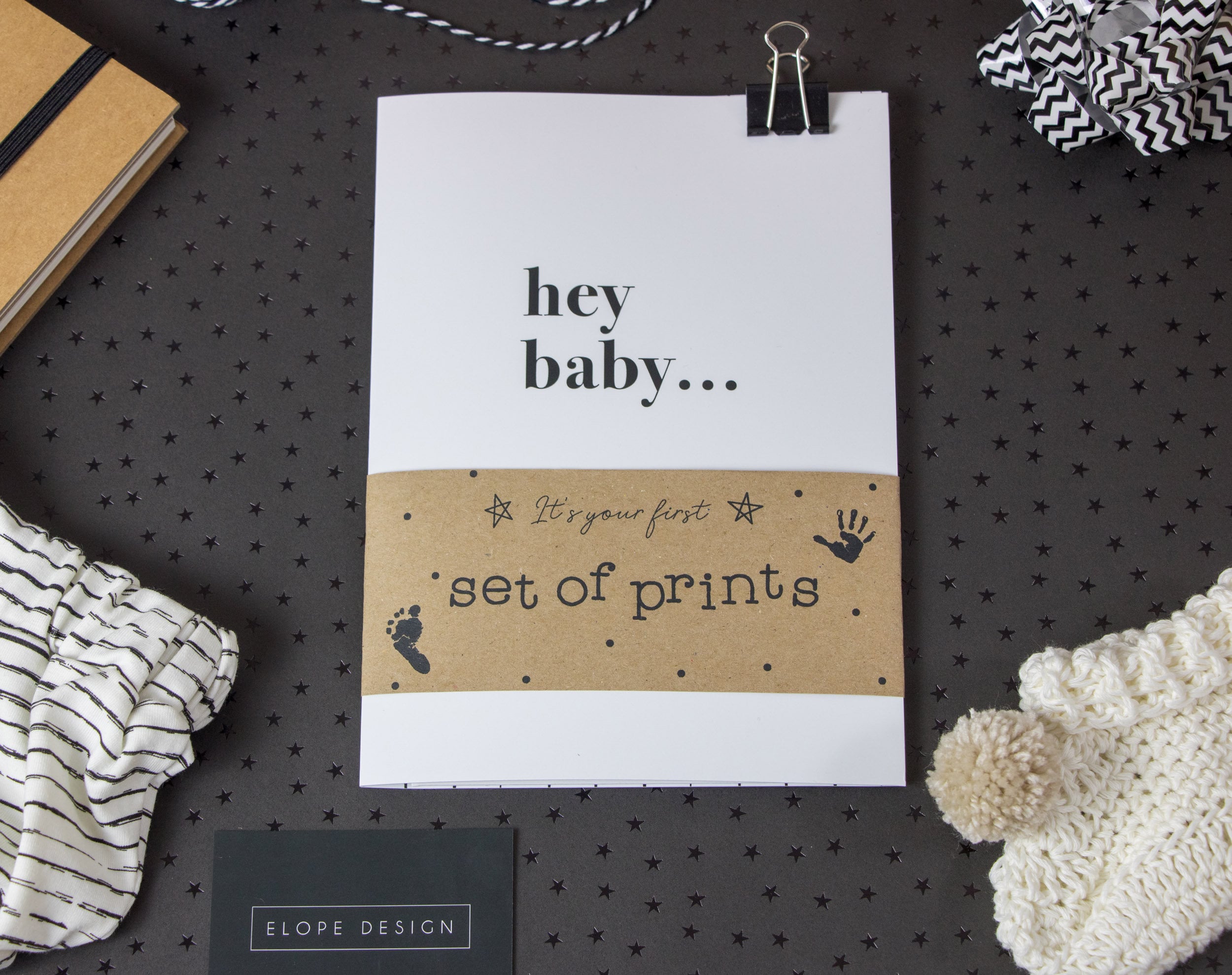My First Prints - Inkless Hand & Footprint Kit - No Ink, No Mess,no ...