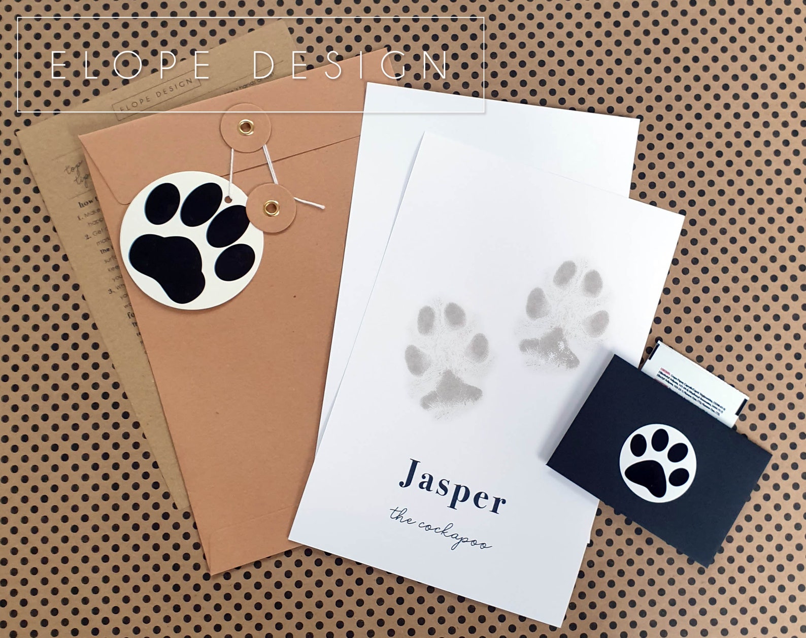 Inkless Paw Print Keepsake Kit: Pet Memorial Gift - Etsy UK