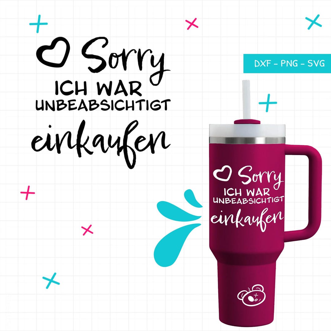 Funny SVG Plotter File Saying - Sorry I Went Shopping Unintentionally ...