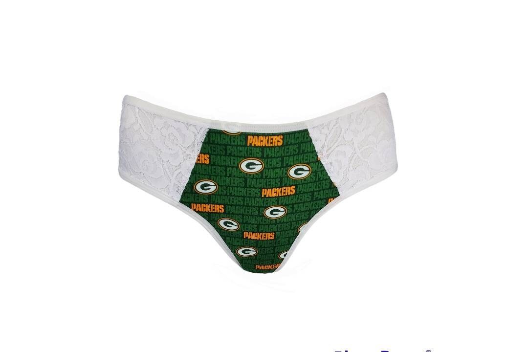 Green Bay Packers Thong Panties Handmade Football Panties Thong ...