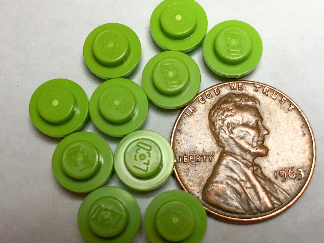 LEGO® - 50 1x1 Round Plates (buttons) - NEW - Etsy
