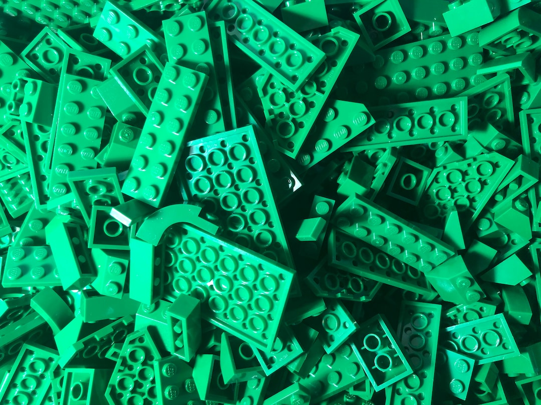 LEGO® NEW Half Pound Green Bulk Mix - Etsy