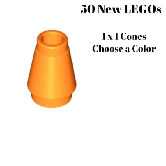 LEGO® 50 NEW 1x1 Cones - Etsy