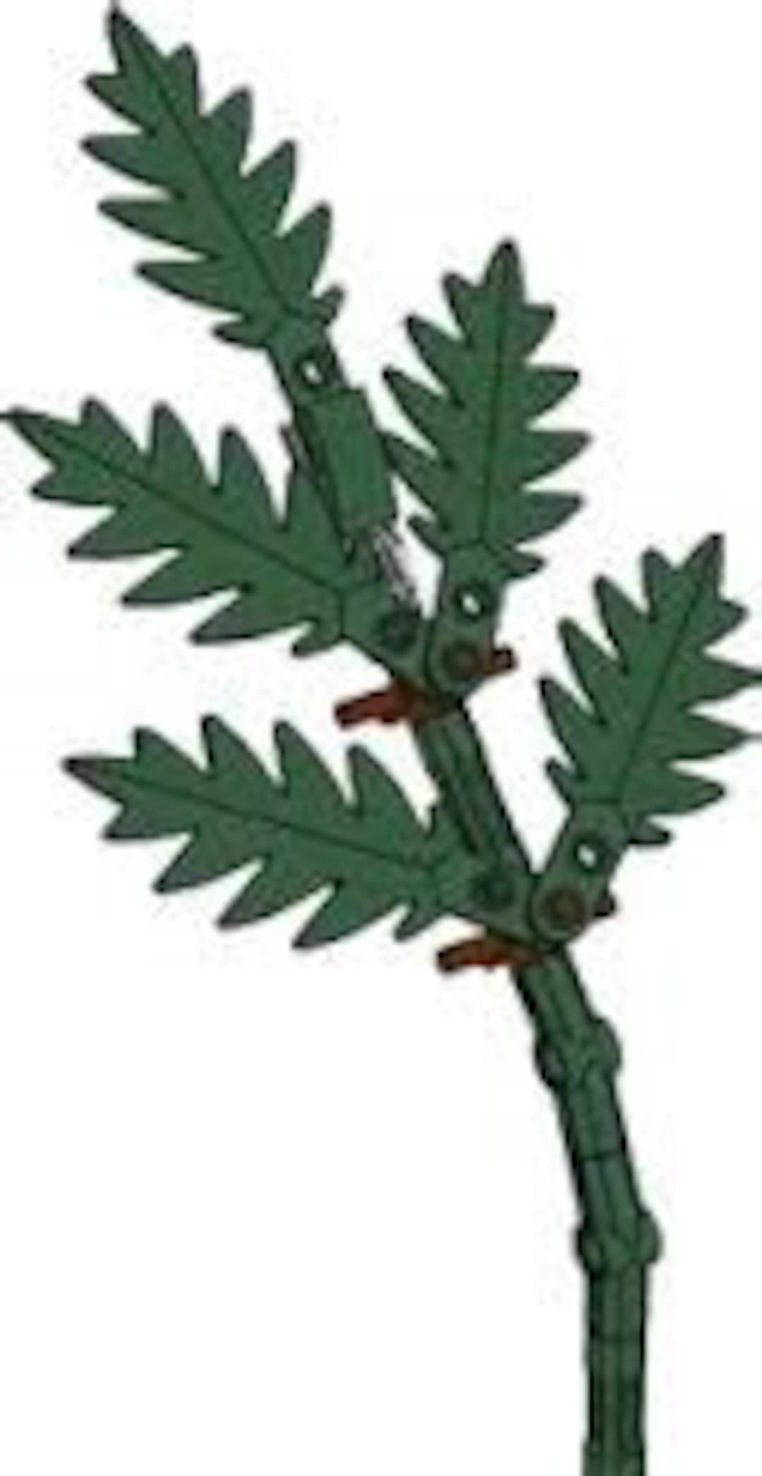 NEW - LEGO® 5 Leather Leaf Fern With Stem - Etsy