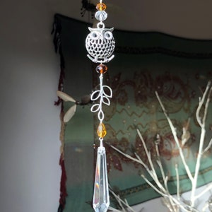 Owl Suncatcher - Etsy UK