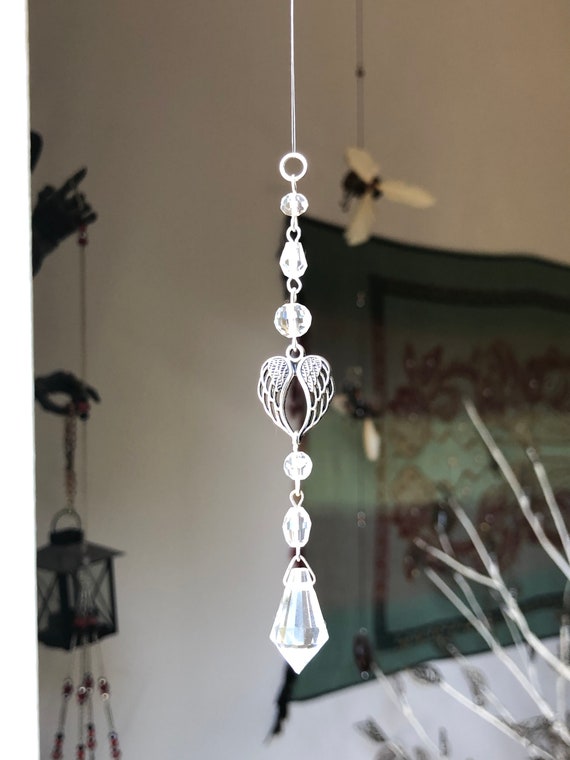 Angel Wings Suncatcher - Etsy