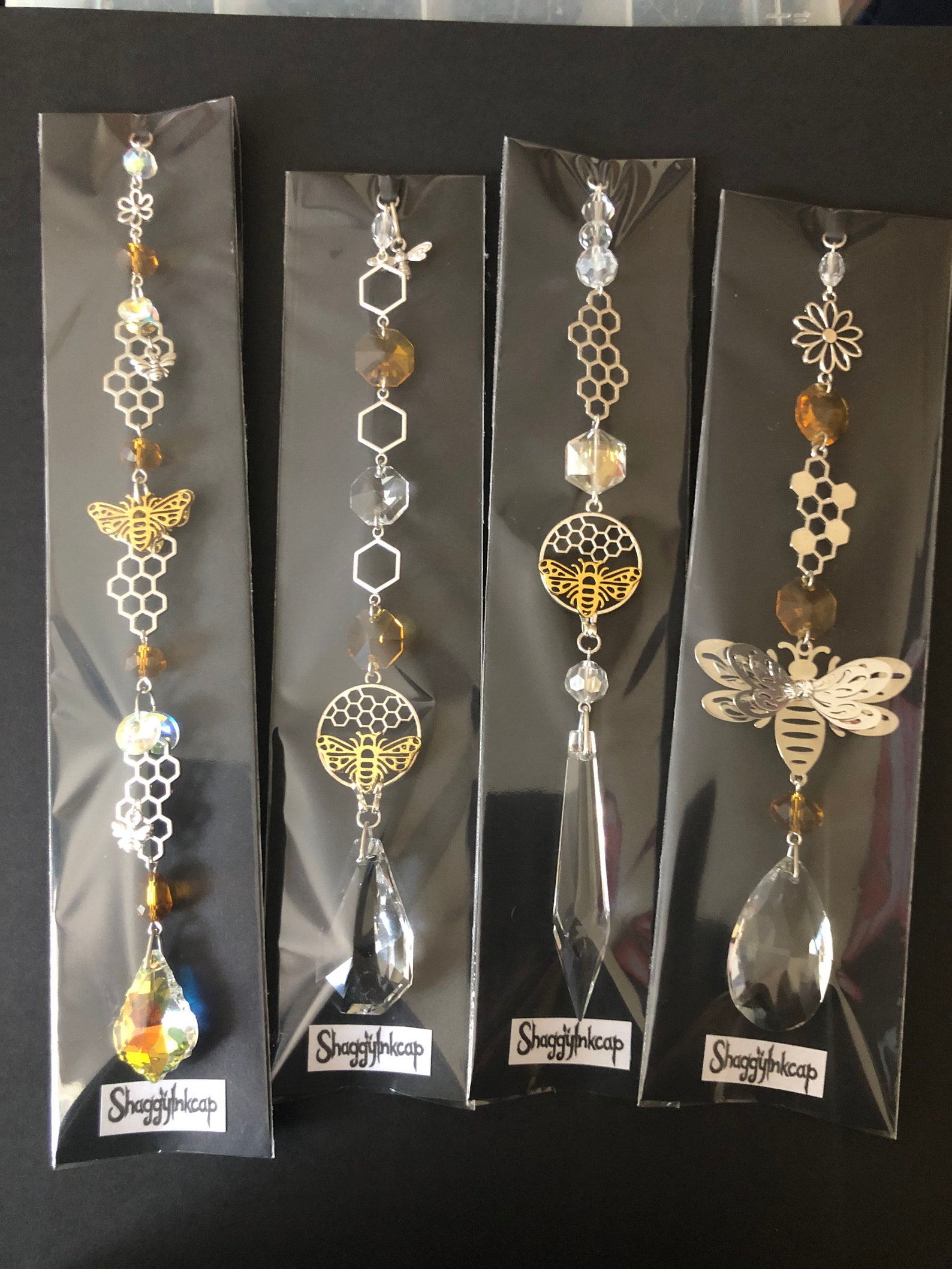 Bee/honeycomb Suncatcher - Etsy
