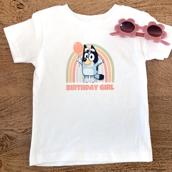 Bluey Third Birthday Shirt Girl - Etsy