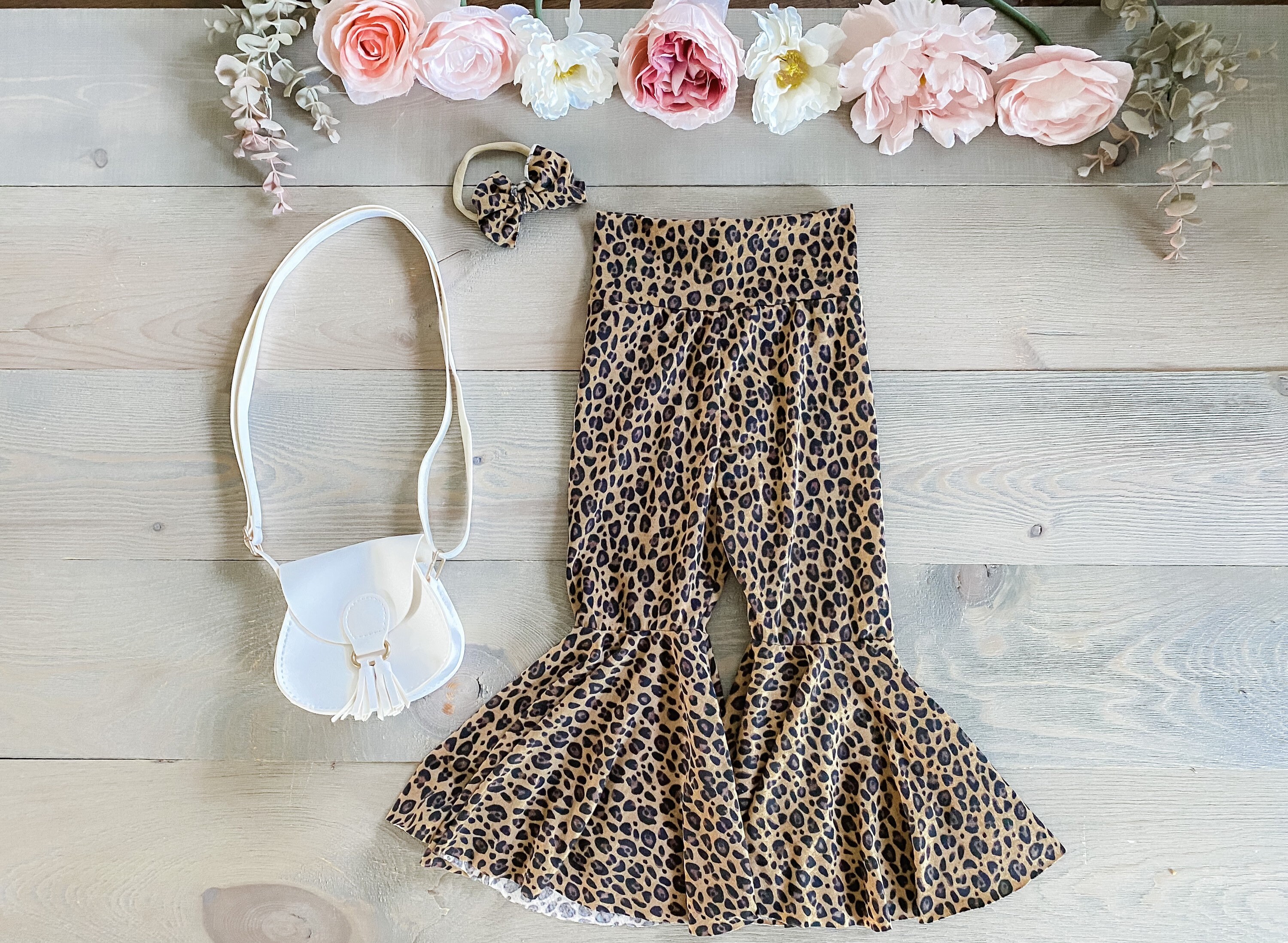 Leopard Print Bell Bottoms| Animal Print| Baby Girl Bell Bottoms ...