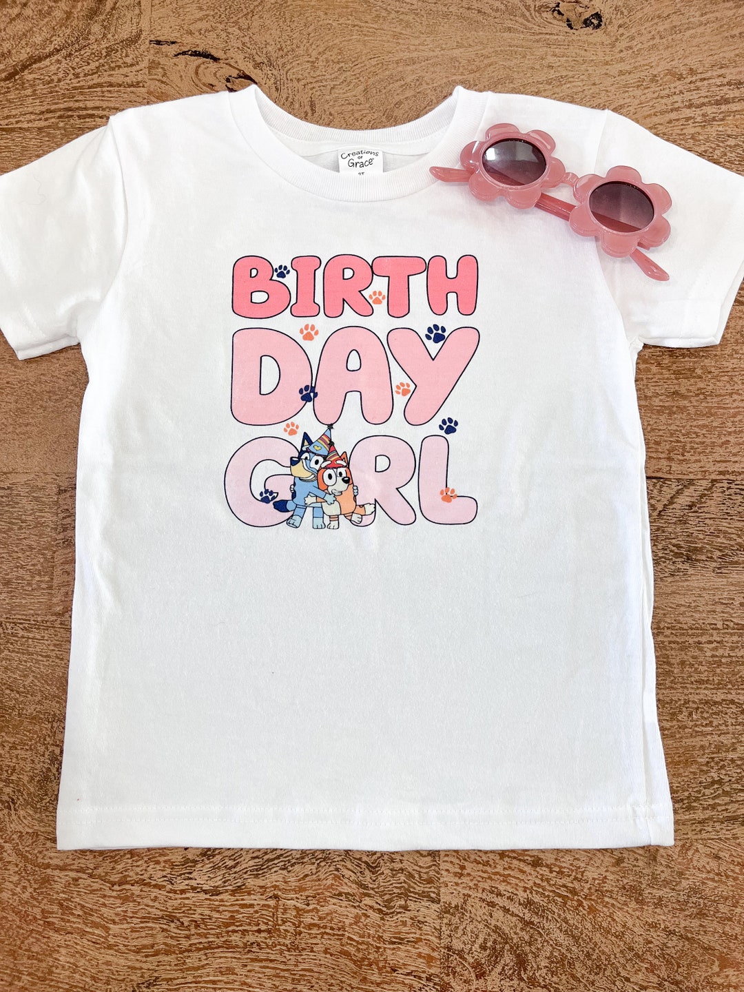 Bluey Birthday Girl| Bluey Top| Bluey Shirt| Bluey Birthday - Etsy