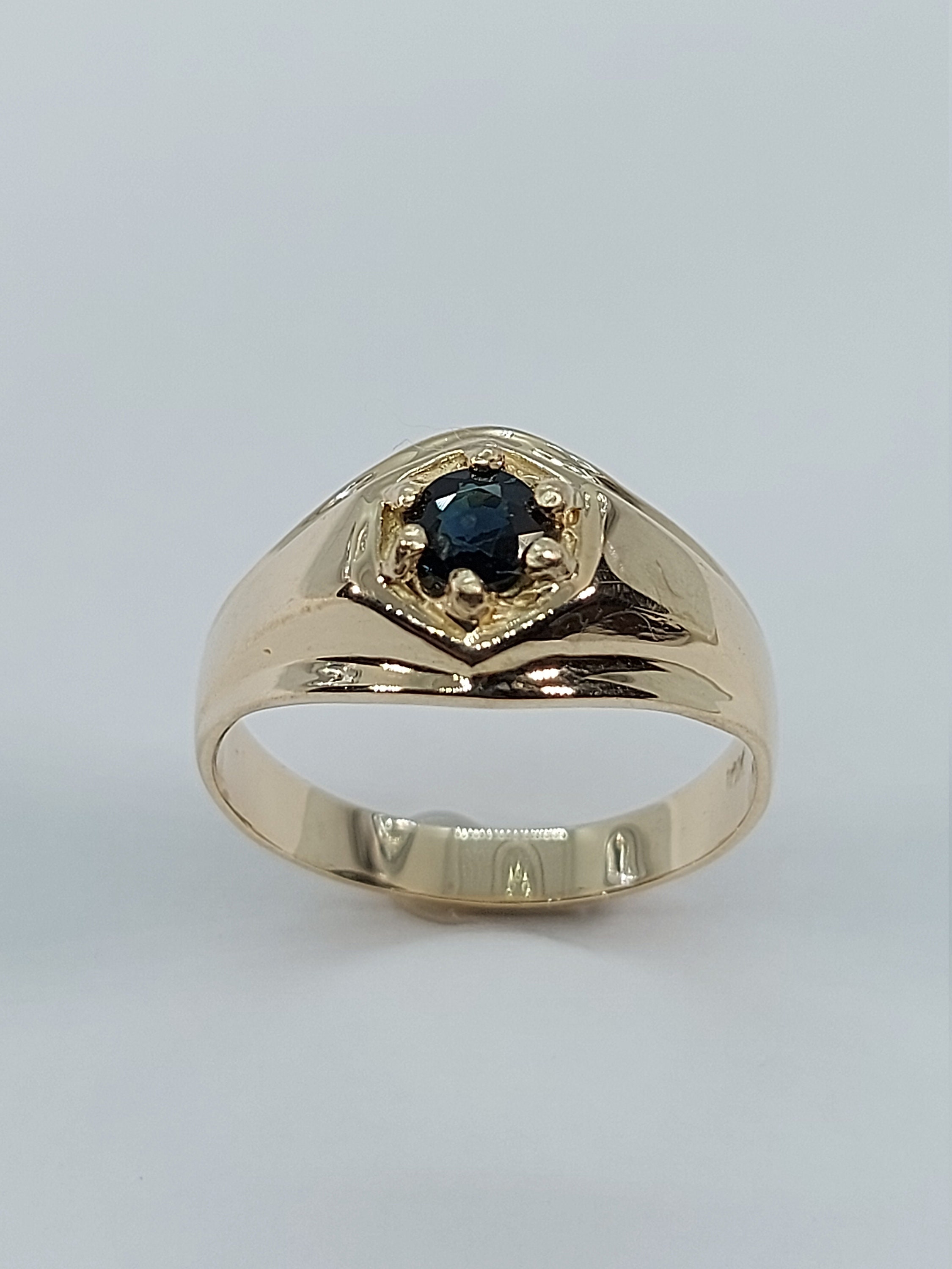 Sapphire Rings, Sapphire Gold Ring, Men Sapphire Ring, Men Ring, Gold ...