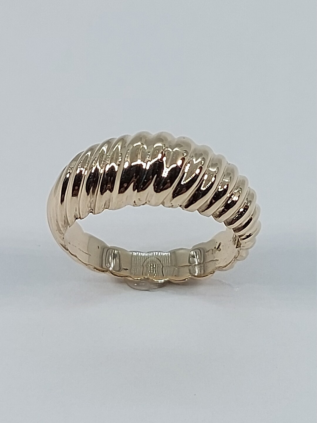 Gelbgold Ring, Frauen Goldring, Garnelen Ring, Frauen Gelbgold ...