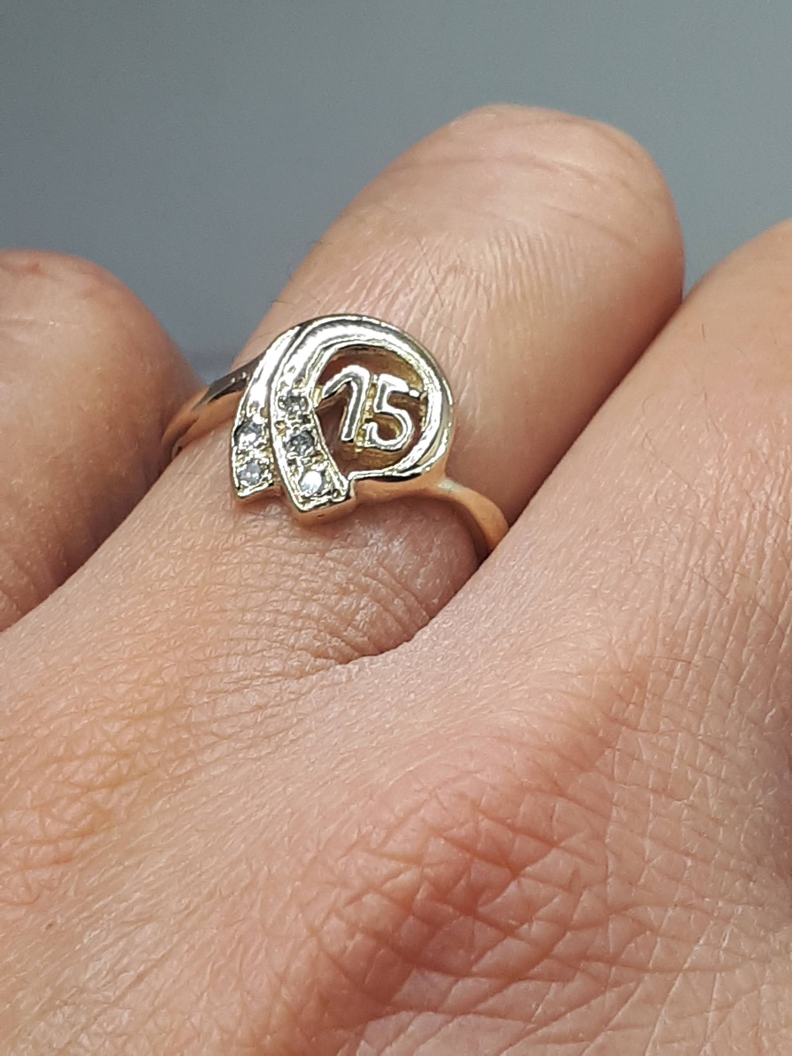 Quinceanera Ring 15th Birthday Ring 15 Year-Old Girl Ring | Etsy