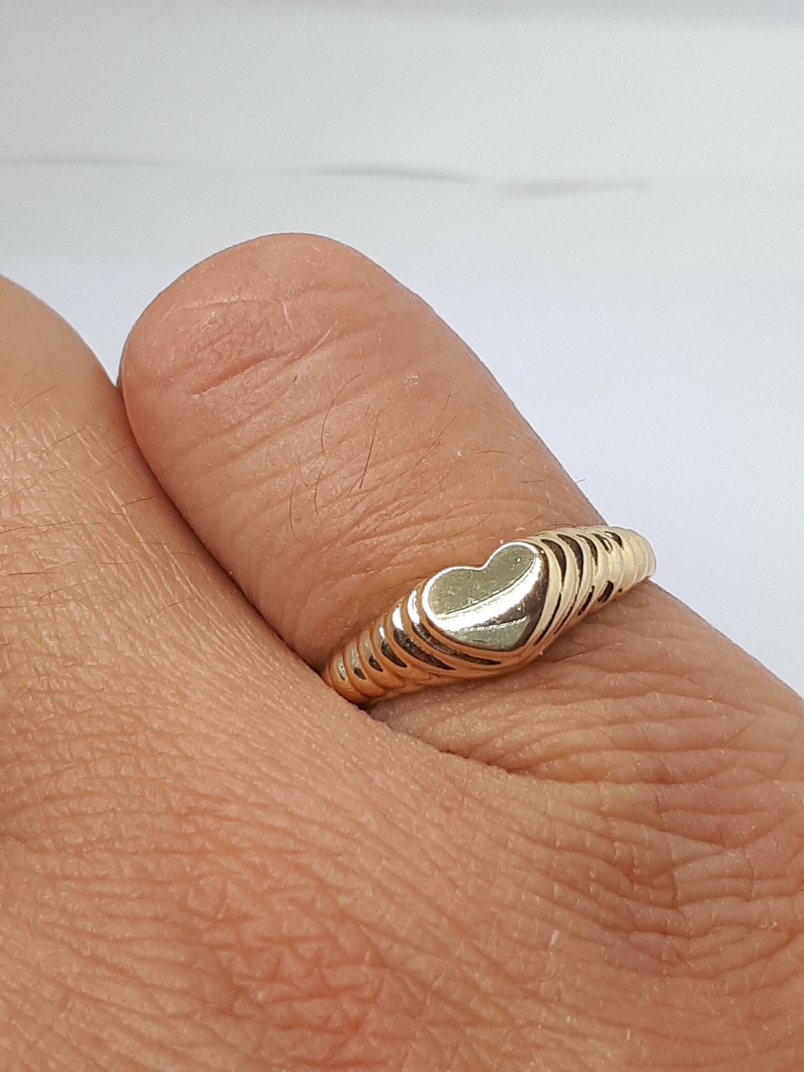 Women Signet Ring Girl Initials Ring Signet Ring Gold | Etsy