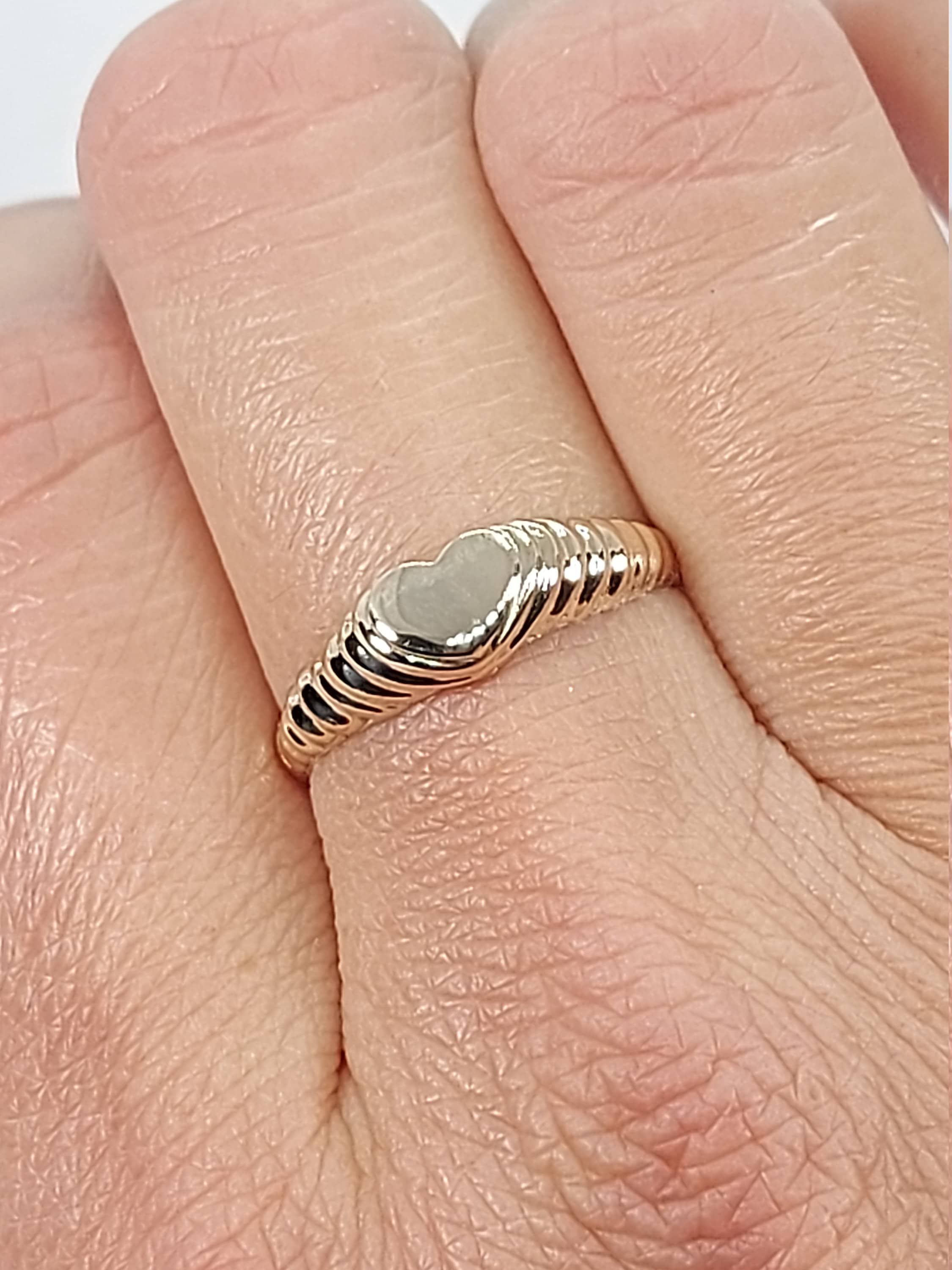 Women Signet Ring Girl Initials Ring Signet Ring Gold - Etsy